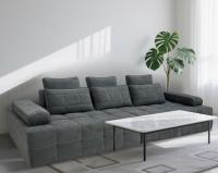 China Custom Modular Fabric 35D Sponge Upholstered Reclining Sofa Bed Sectional Couch Compressed Sofa for Home for sale