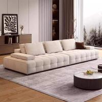 China Custom Convertible Reclining Fabric Corner Sofa Set with 35D Sponge Vacuum Compressed Packing for sale