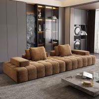 China Custom Convertible Reclining Fabric Corner Sofa Set with 35D Sponge Vacuum Compressed Packing for sale