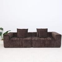 China Custom Vacuum Compressed Sofa Sponge Boneless Frameless Sofa Sectional Modular Cloud Couch Compressed Sofa for Living Room for sale