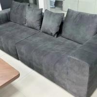China Custom Vacuum Compressed Sofa Sponge Boneless Frameless Sofa Sectional Modular Cloud Couch Compressed Sofa for Living Room for sale