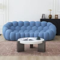 China Custom Modern Reclining Upholstered Corner Sofa Set Frameless Boneless Compressed Sofa Living Room for sale