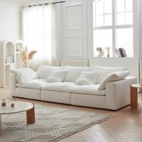 China Modern L-Shape Fabric Reclining Sectional Sofa with Ottoman 3-Seat 35D Sponge for sale