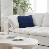 China Modern L-Shape Fabric Reclining Sectional Sofa with Ottoman 3-Seat 35D Sponge for sale