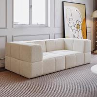 China Custom Vacuum Packed Compressed Sponge Combination Sofa Ottoman Set Modular Sectional Couch Compressed Sofa Set for Home for sale