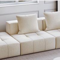 China Custom Vacuum Packed Compressed Sponge Combination Sofa Ottoman Set Modular Sectional Couch Compressed Sofa Set for Home for sale