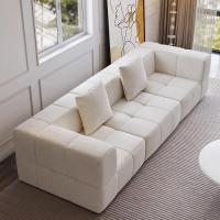 China Custom Vacuum Packed Compressed Sponge Combination Sofa Ottoman Set Modular Sectional Couch Compressed Sofa Set for Home for sale