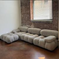China Eco-Friendly Fabric 35D Sponge Modular Sectional Sofa Set Reclining Upholstered Vacuum Packing Living Room for sale
