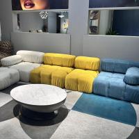 China Eco-Friendly Fabric 35D Sponge Modular Sectional Sofa Set Reclining Upholstered Vacuum Packing Living Room for sale