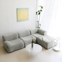 China Custom Living Room Corner Sofa Vacuum Compressed Loveseat Couch Set Fabric 35D Sponge for Home Apartment for sale