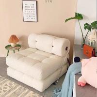 China 2025 New Single Modular Recliner Lazy Sofa Bed Foldable Floor Sofa Cloud Couch Compressed Tufted Upholstered for sale