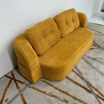 China Modern Modular Frameless Sofa Bed 35D Sponge Tufted Reclining Convertible Folding Compressed for Villa Living Room for sale