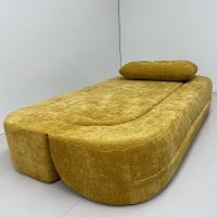 China Modern Modular Frameless Sofa Bed 35D Sponge Tufted Reclining Convertible Folding Compressed for Villa Living Room for sale