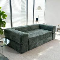 China Modern High Density Reclining Leisure Convertible Modular Sofa Bed Eco-Friendly Tufted Back Folding Compressed Design for sale