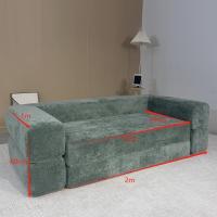 China Modern High Density Reclining Leisure Convertible Modular Sofa Bed Eco-Friendly Tufted Back Folding Compressed Design for sale