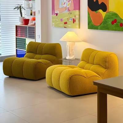 China Modern Modular Fabric Tufted Lazy Lounge Sofa with Recliner Compressed Foam Living Room Sofa 2 Seater for sale