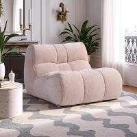China Modern Modular Fabric Tufted Lazy Lounge Sofa with Recliner Compressed Foam Living Room Sofa 2 Seater for sale