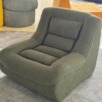 China Custom Frameless Bread Sofa Chair Fabric 35D Sponge Vacuum Compressed Single Seat for Living Room for sale