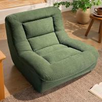China Custom Frameless Bread Sofa Chair Fabric 35D Sponge Vacuum Compressed Single Seat for Living Room for sale