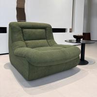 China Custom Frameless Bread Sofa Chair Fabric 35D Sponge Vacuum Compressed Single Seat for Living Room for sale