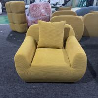 China Modern Single Reclining Square Leisure Sofa Chair Fabric 35D Sponge for Living Room Bedroom for sale