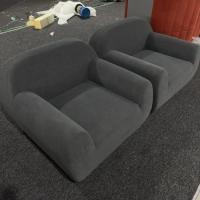 China Modern Single Reclining Square Leisure Sofa Chair Fabric 35D Sponge for Living Room Bedroom for sale