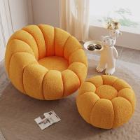 China Modern Upholstered Reclining Compressed Sofa with Footrest 35D Sponge Fabric for Villa Living Room for sale