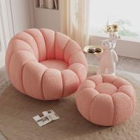 China Modern Upholstered Reclining Compressed Sofa with Footrest 35D Sponge Fabric for Villa Living Room for sale