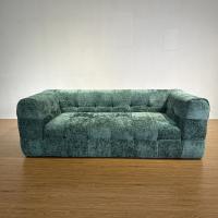 China Custom Tufted Vacuum Compressed Corduroy Sofa Bed High Density Sponge Filling Modular Sofa for Living Room for sale