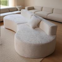 China Creative Curved Compressed Sofa with High Density Sponge Reclining Sofa Bed Modern Design for Villa & Gym Use Corner Sofa Set for sale
