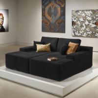China Compressed Modular Corduroy Sofa Bed 35D Sponge Plush Couch for Apartment Villa Living Room Furniture for sale