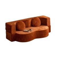 China Customized Multifunctional Compressed Sofa Bed Fabric Sectional with Sponge Filling for Living Room for sale