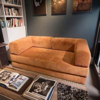 China Compressed Fabric Sofa Couch Set with Rebonded Foam Filling for Living Room Apartment Hospital Use for sale