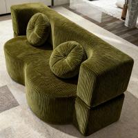 China Modern Integrated Sectional Sofa Compressed Fabric Sponge Filling 7-30 Days Delivery OEM ODM for sale
