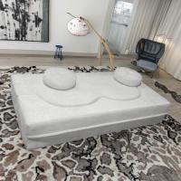 China Modern Integrated Sectional Sofa Compressed Fabric Sponge Filling 7-30 Days Delivery OEM ODM for sale