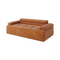 China 3-Seater Modular Compressed Sofa High Density Foam Filled Fabric for Villa Living Room for sale