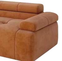 China 3-Seater Modular Compressed Sofa High Density Foam Filled Fabric for Villa Living Room for sale