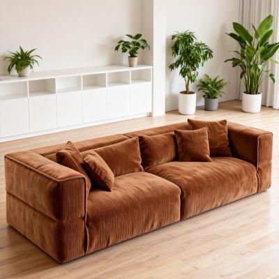 China 2-Seater Cloud Fabric Sofa with 35D Sponge Cushion for Living Room Apartment Villa School for sale