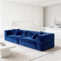 China 2-Seater Cloud Fabric Sofa with 35D Sponge Cushion for Living Room Apartment Villa School for sale