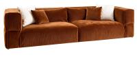 China 2-Seater Cloud Fabric Sofa with 35D Sponge Cushion for Living Room Apartment Villa School for sale