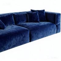 China 2-Seater Cloud Fabric Sofa with 35D Sponge Cushion for Living Room Apartment Villa School for sale