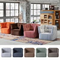 China Modern Single Seat Compressed Sofa with Rebonded Foam Filling for Apartment Living Room for sale