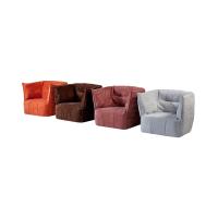 China Modern Single Seat Compressed Sofa with Rebonded Foam Filling for Apartment Living Room for sale