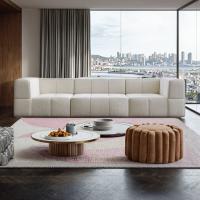 China Luxury Modern Elegant Convertible Fabric Sectional Sofa Bed Set Customized Extendable Vacuum-Sealed Compressed Package Villa for sale