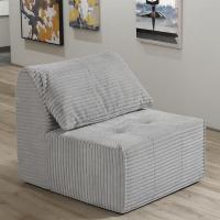 China Modern Single Seat Compressed Sofa with Rebonded Foam and Fabric Upholstery for Living Room Customizable for sale