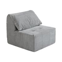 China Modern Single Seat Compressed Sofa with Rebonded Foam and Fabric Upholstery for Living Room Customizable for sale