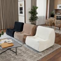 China Modern Single Seat Sectional Sofa Fabric Sponge Filling Square Shape Living Room Furniture 80cm for sale