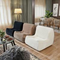 China Modern Single Seat Sectional Sofa Fabric Sponge Filling Square Shape Living Room Furniture 80cm for sale