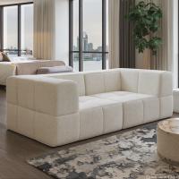 China Customized Vacuum-Sealed Compressed Sofa with Rebonded Foam Filling for Living Room for sale