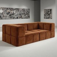 China Customized Vacuum-Sealed Compressed Sofa with Rebonded Foam Filling for Living Room for sale